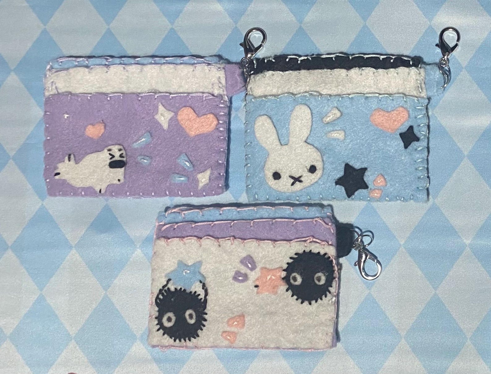 Miffy, Soot Sprite & Seal Felt Wallet - Etsy