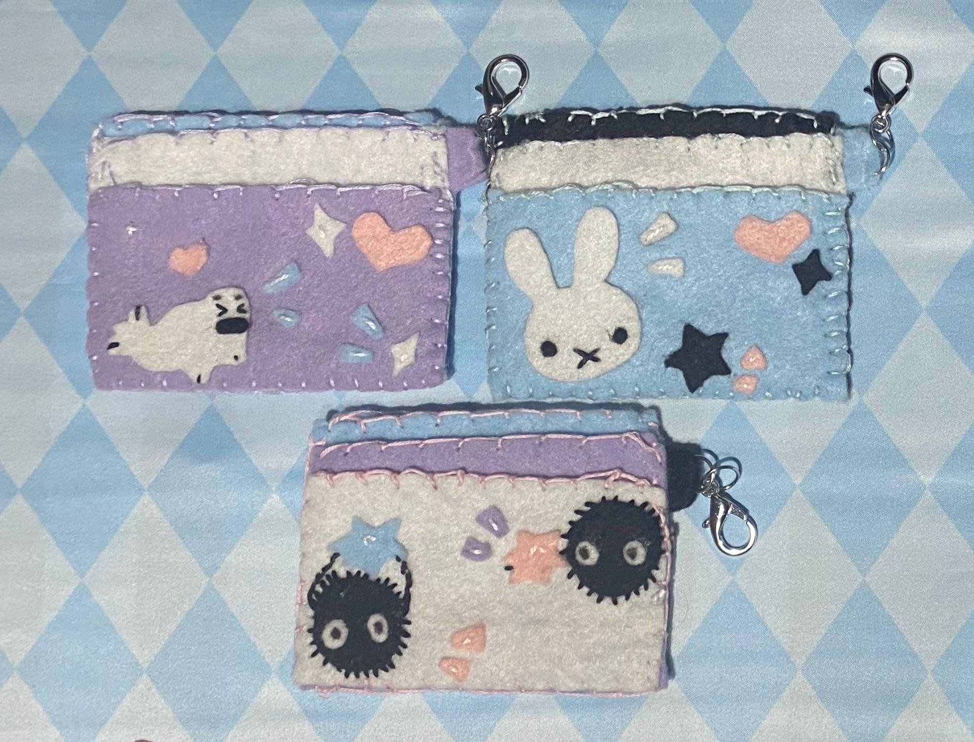 Miffy, Soot Sprite & Seal Felt Wallet - Etsy