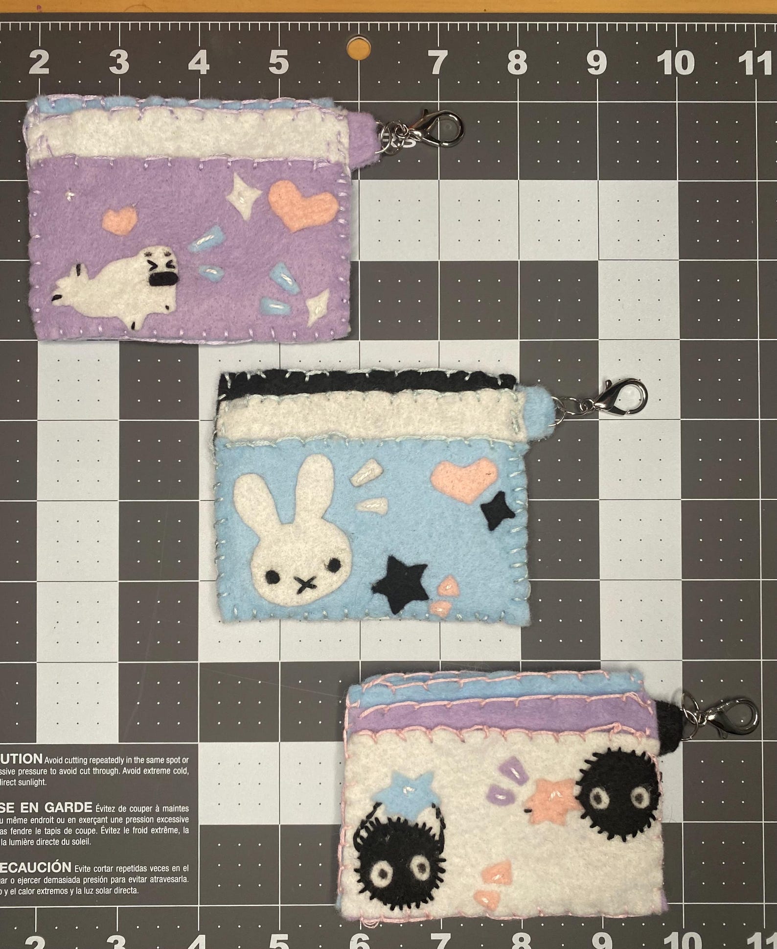 Miffy, Soot Sprite & Seal Felt Wallet - Etsy