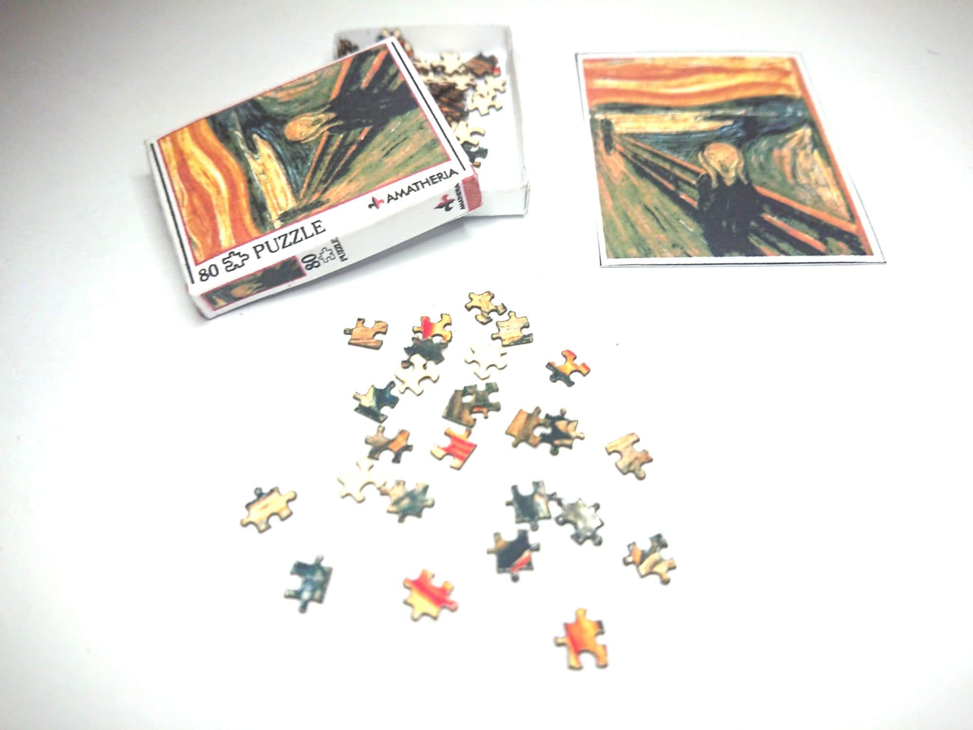 Dollhouse Miniature Real Puzzle. It Works. 80 Pieces. the | Etsy