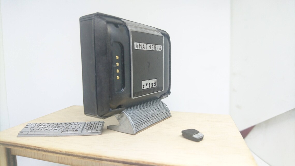 Dollhouse Miniature Real Working Mini PC, 1/12 Scale - Etsy