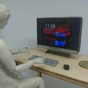 Dollhouse Miniature Real Working Mini PC, 1/12 Scale - Etsy