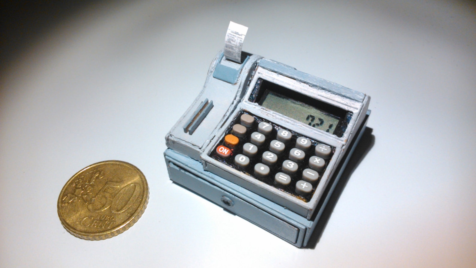 Dollhouse Miniature Working Cash Register With Money 1/12 - Etsy