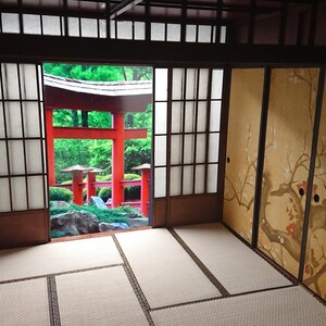 Miniature Dollhouse Japanese Room Box, Miniature 1/12 Scale. - Etsy