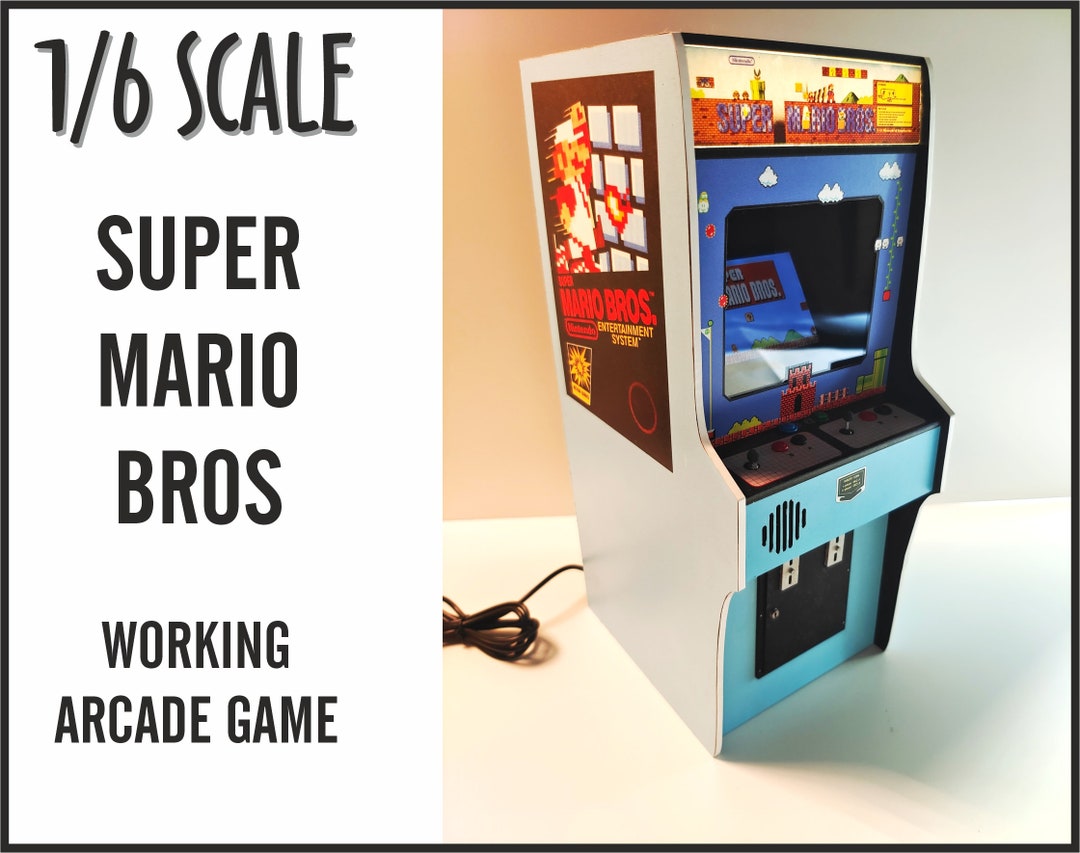 Miniature Super Mario Bros Arcade Machine, 1/6 Scale, Playscale. - Etsy