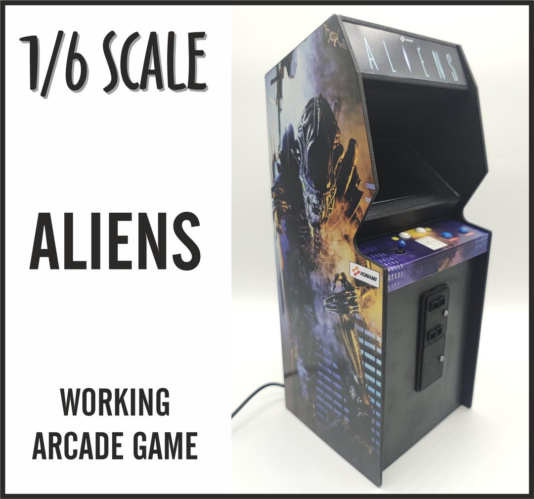 Miniature Aliens Arcade Machine, 1/6 Scale, Playscale. - Etsy