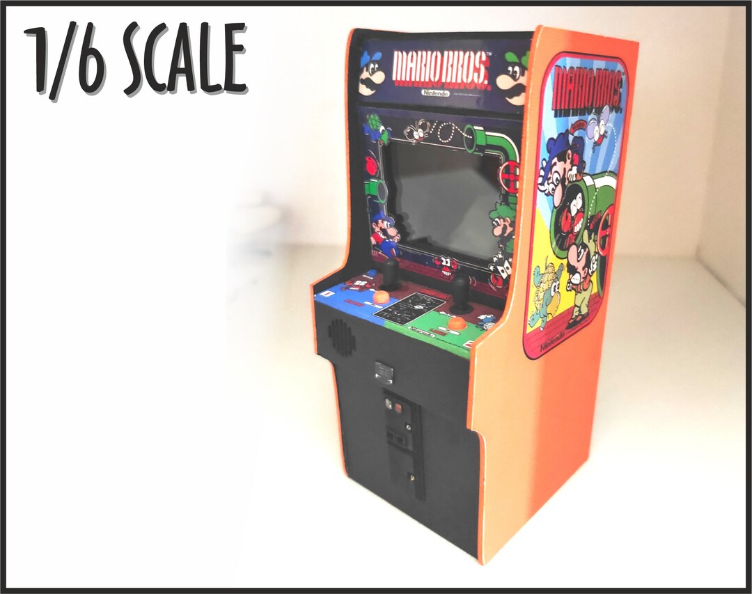 Miniature Mario Bros Arcade Machine 1/6 Scale blythe - Etsy