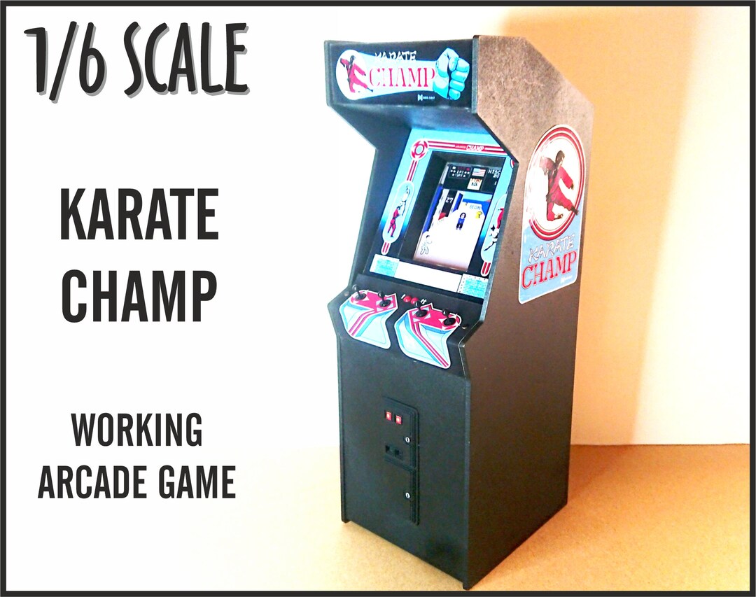Miniature Karate Champ Arcade Machine, 1/6 Scale (playscale). - Etsy