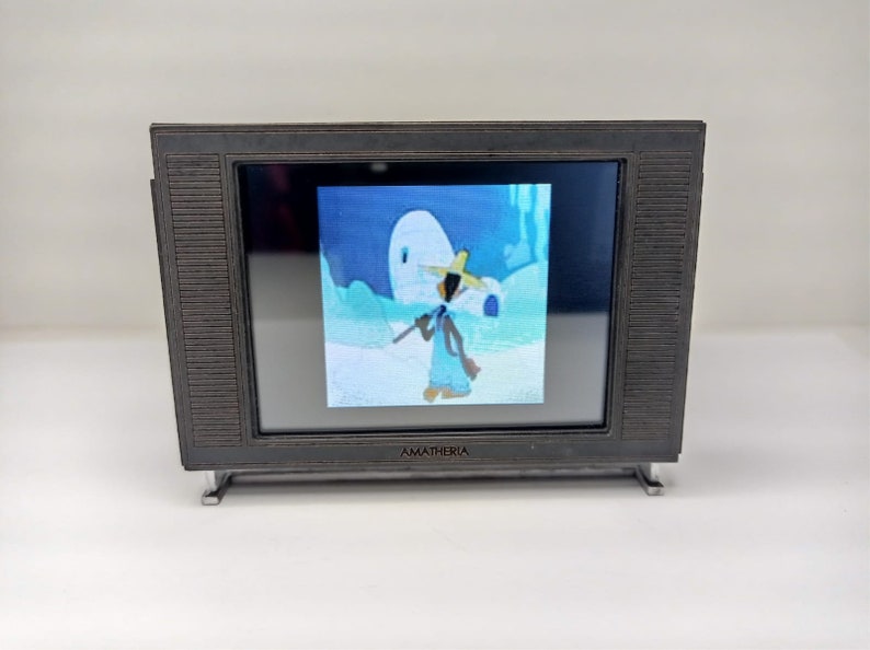 Miniature Modern Real Working TV 1/12 Scale for Dollhouse and - Etsy