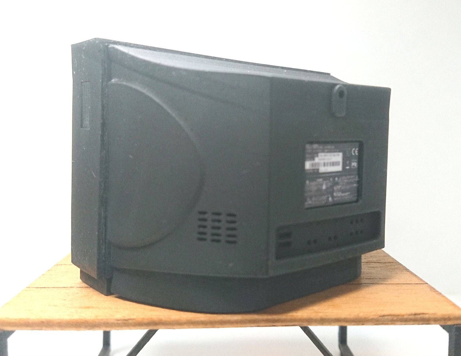 Miniature Working 90s TV 1/12 Scale for Dollhouse and - Etsy