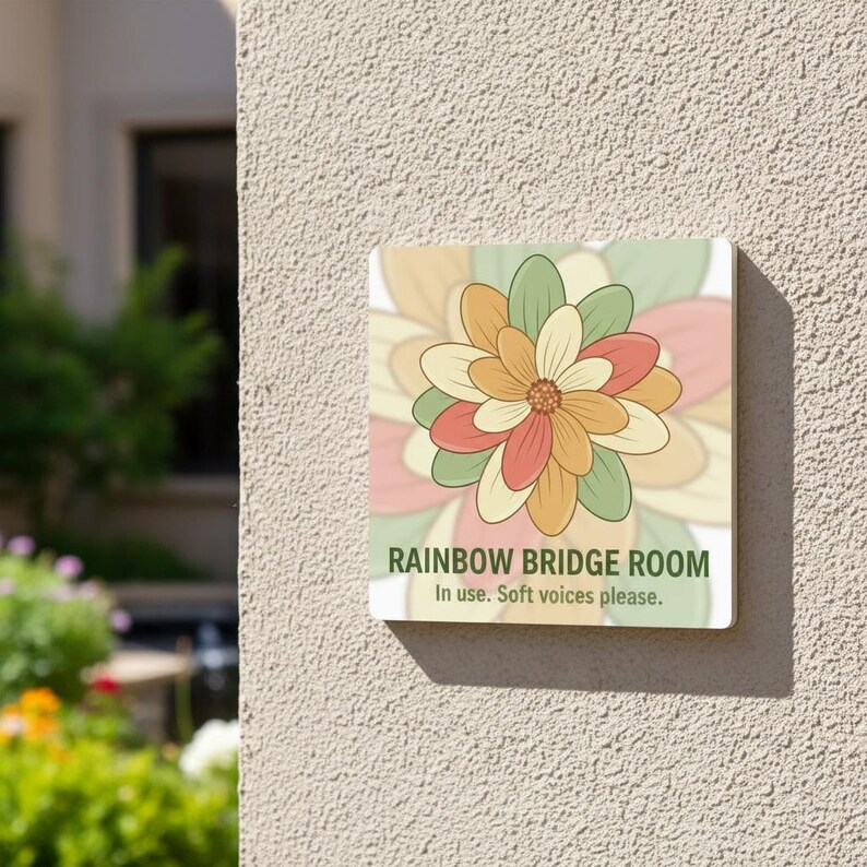 Rainbow Bridge Room Metal Sign – Veterinary Clinic Decor - Etsy