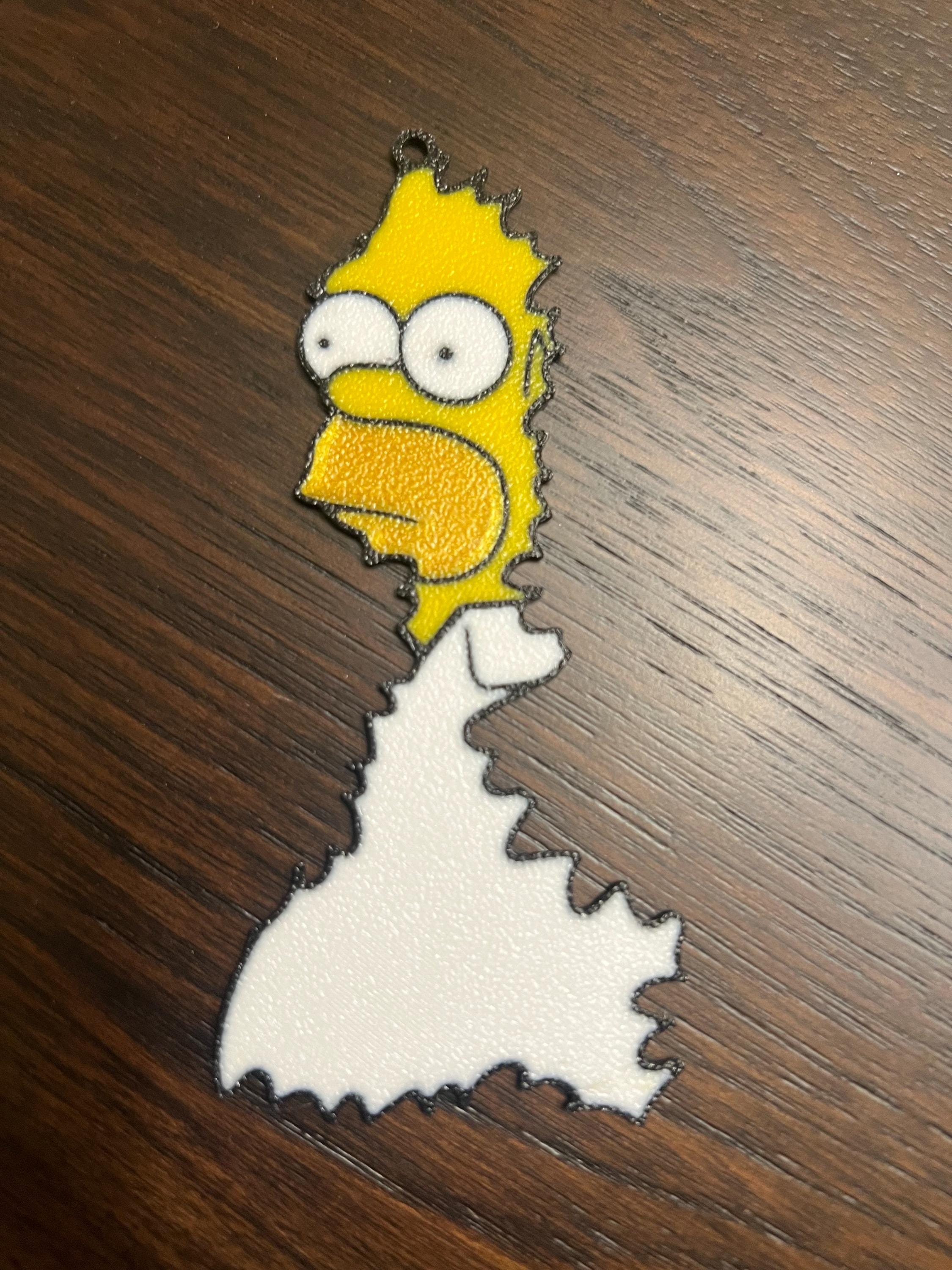 Homer Simpson Bush Ornament | Christmas | Funny | Meme | Detailed - Etsy