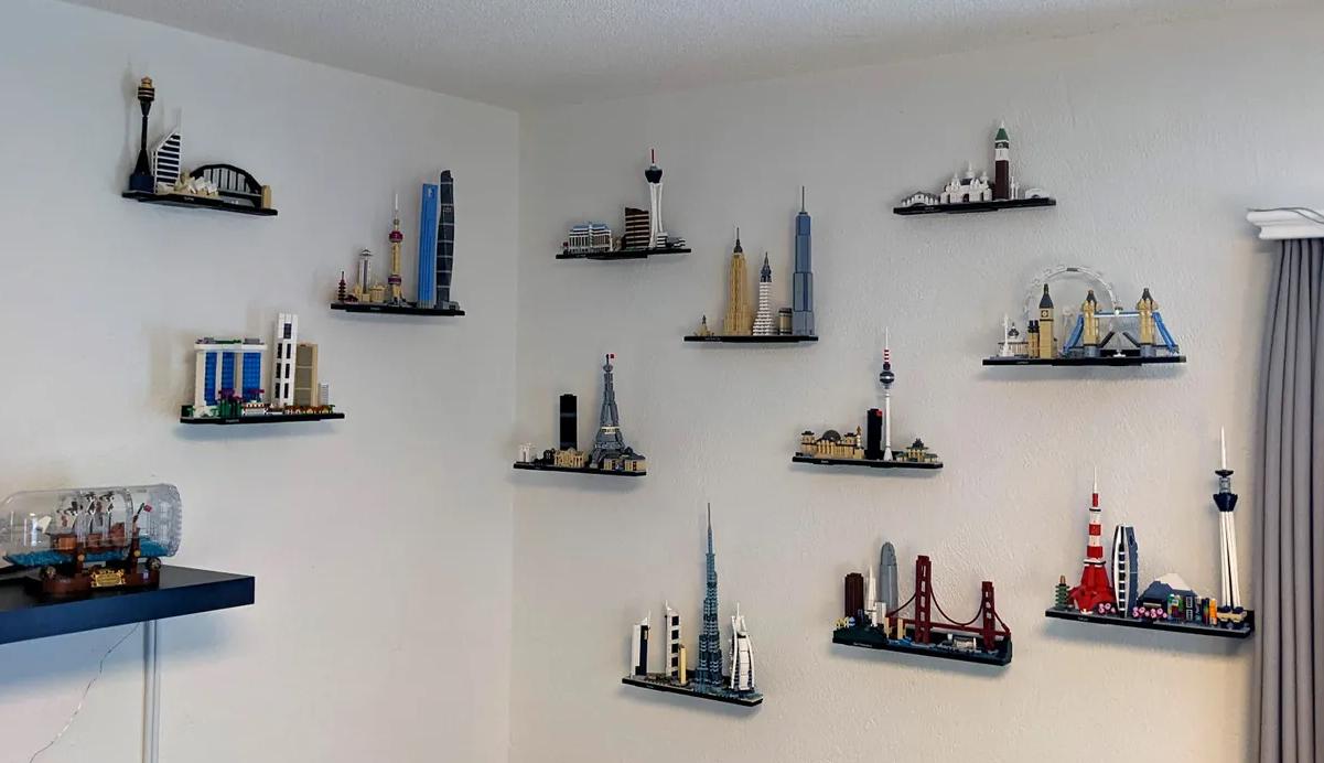 Wall Mounts for Lego Architecture Skylines | Easy Mounting | Durable - Etsy