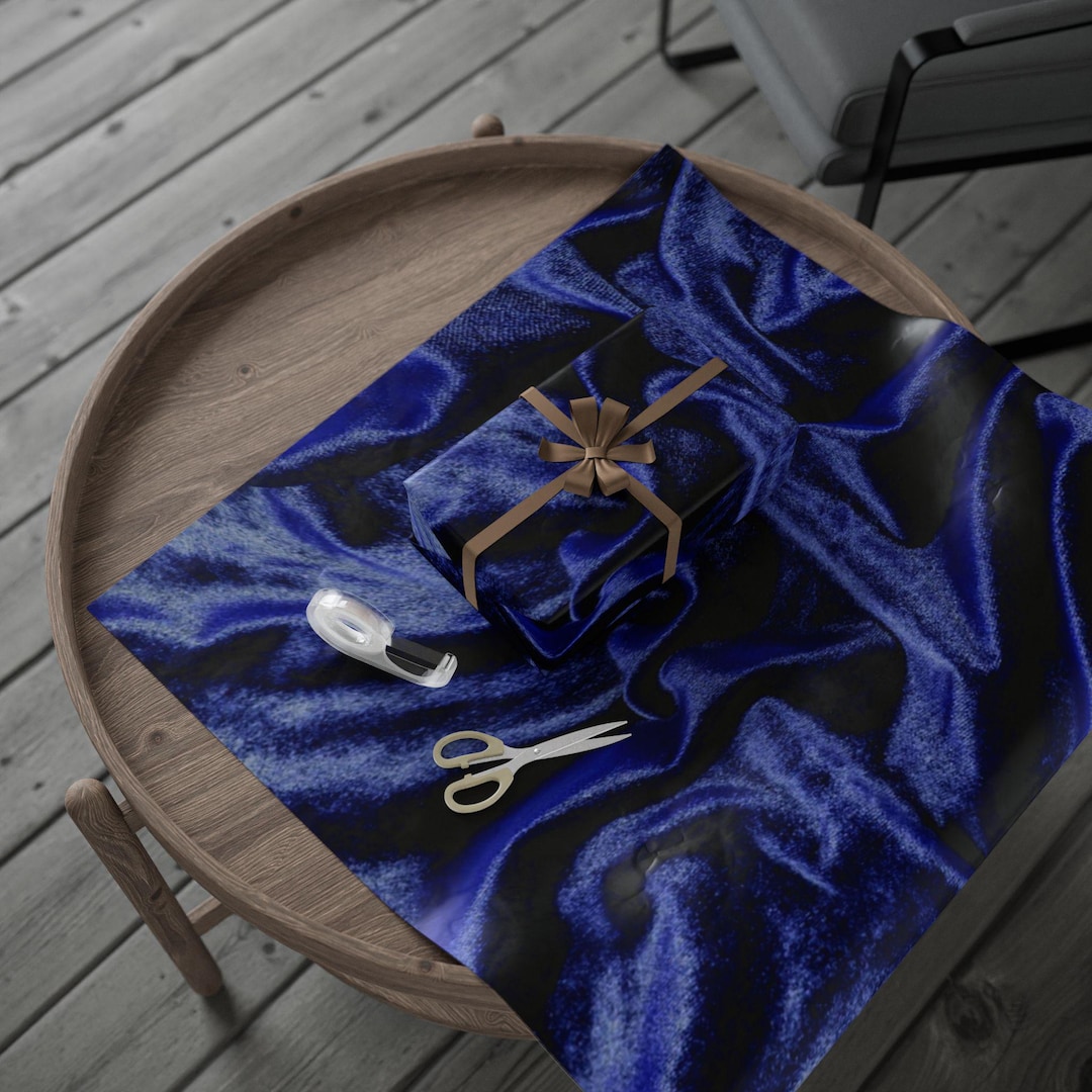 Velvet-like Luxe Retro Wrapping Papers, Holiday Gift Wrap, Exclusive ...