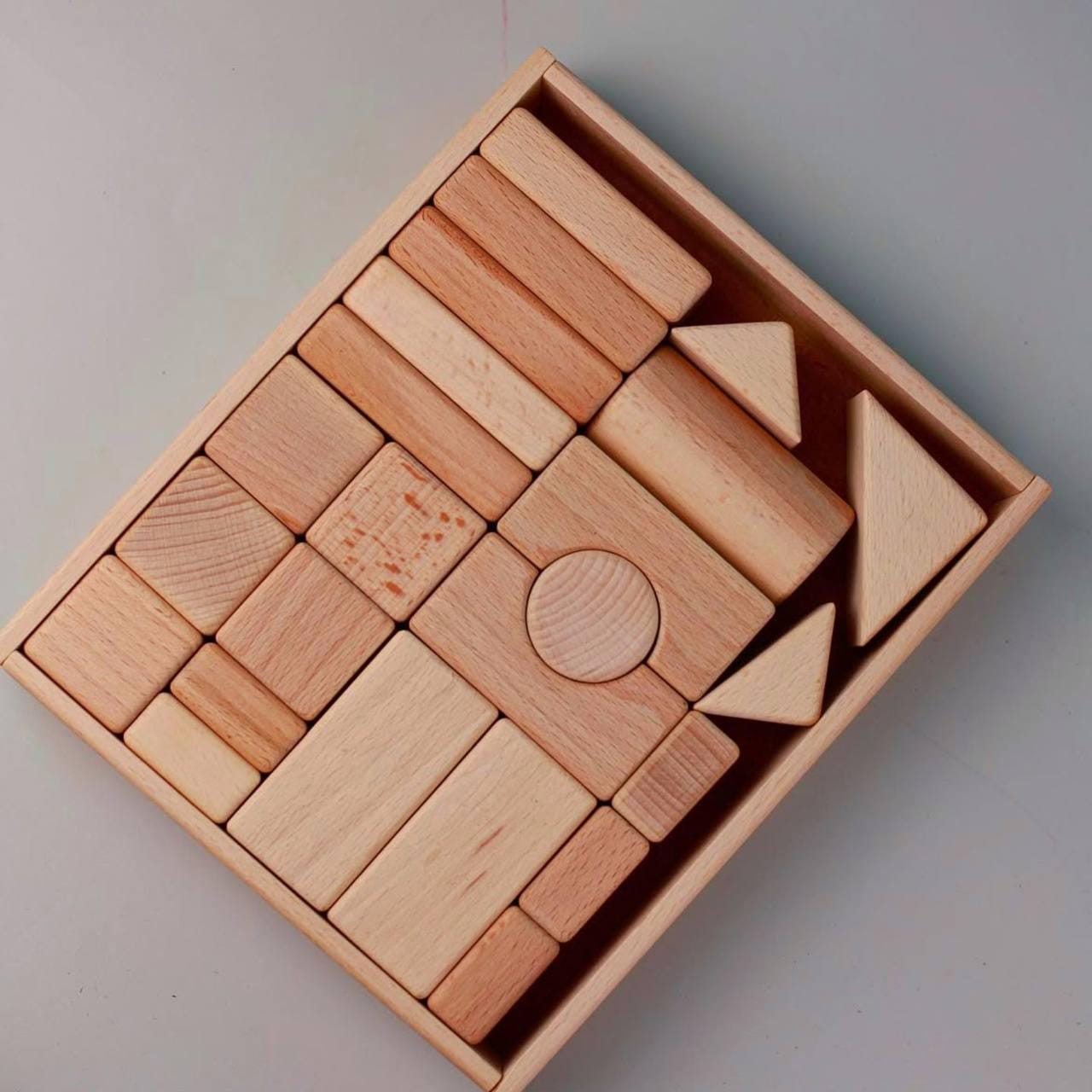 Wooden Building Blocks Set 48 Pcs | Montessori Toys for Kids | Colorful ...