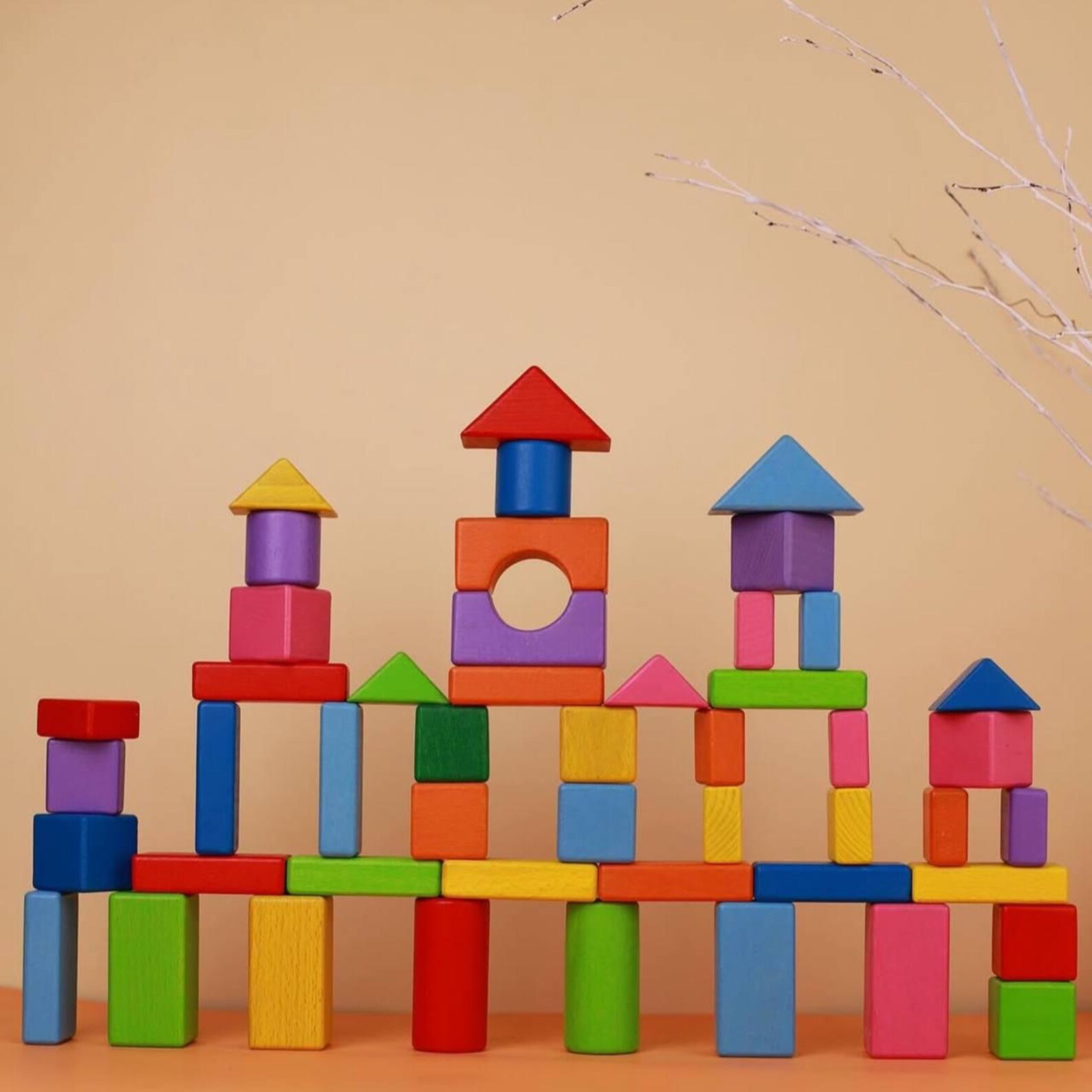 Constructor Building Block Set 48 Pcs Montessori Play Set Educational ...