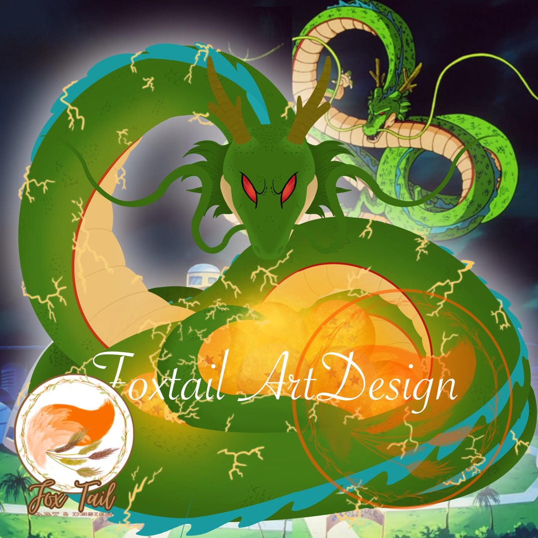 Dragon Ball Shenron Sticker - Etsy