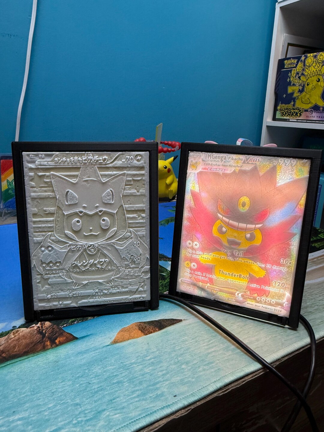 3d Printed Customs Peekaboo Frames. Color Pops When Plugged in via Usb. Frame Comes Wired and ...