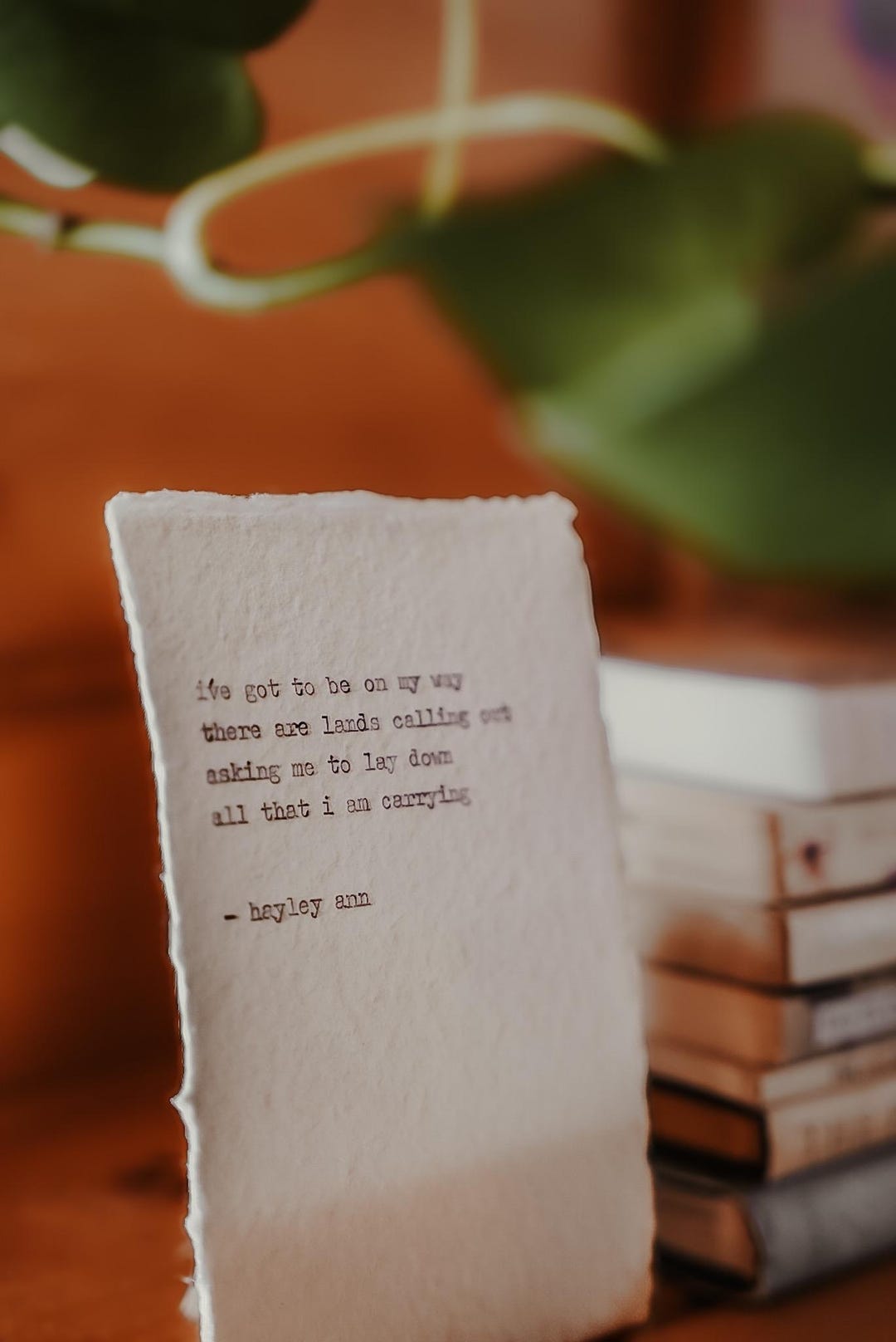 Be on My Way | Typewritten Poetry Print - Etsy