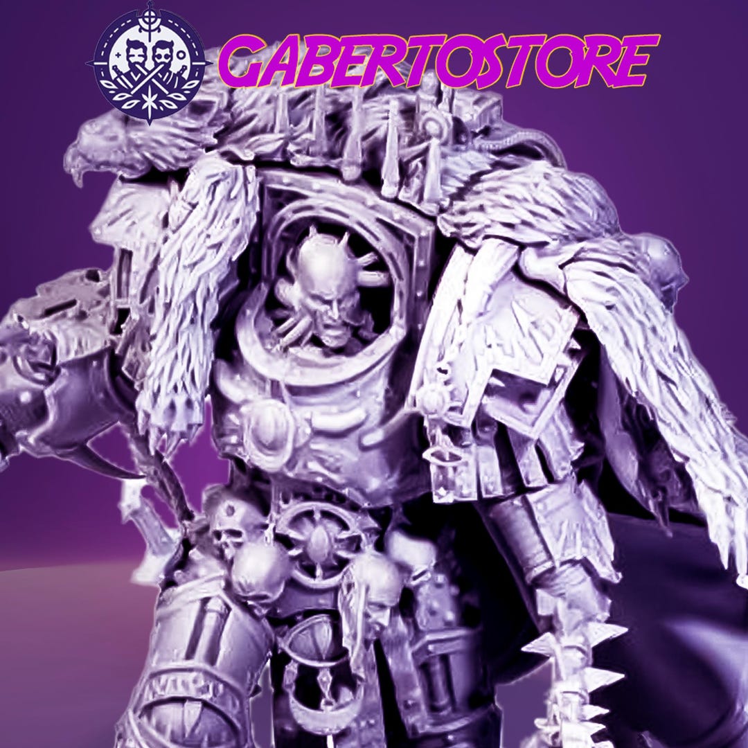 Horus Black Primarch of the Legion 3D Printed Figure 100 Mm - Etsy