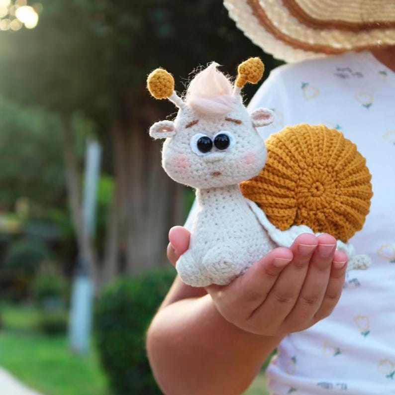 Snail Amigurumi Crochet Pattern, Amigurumi Crochet Pattern, Sheep ...