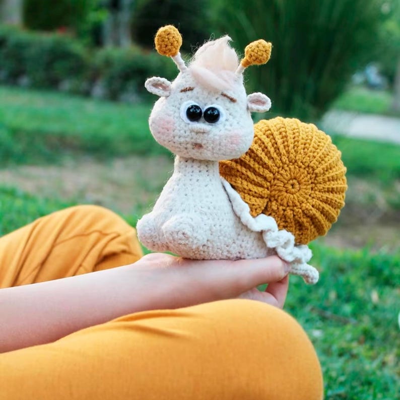 Snail Amigurumi Crochet Pattern, Amigurumi Crochet Pattern, Sheep ...