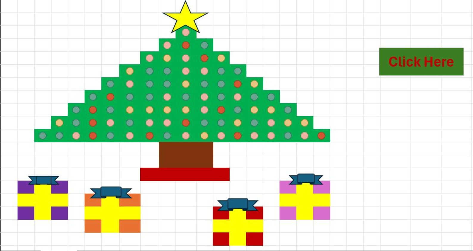 Excel Christmas Tree - Etsy