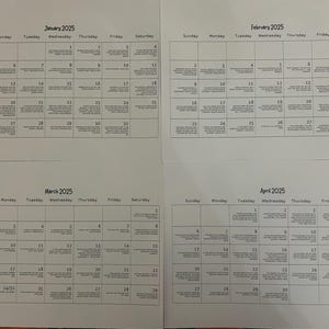 2025 Calendar With Inspirational Quotes - Etsy
