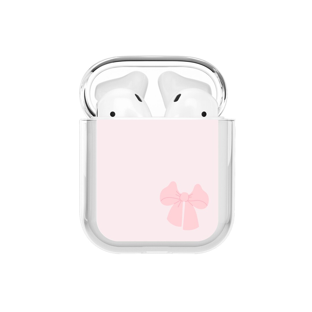 Pink Bow Design Headphone Case Cute Protective Cover for Airpods 3 2 ...