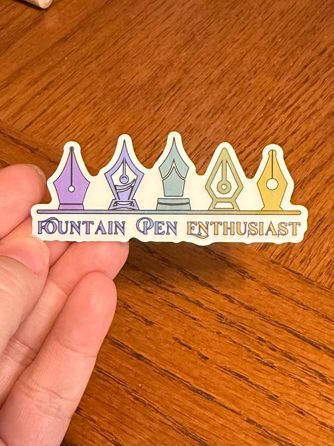 Fountain Pen Enthusiast Sticker - Etsy