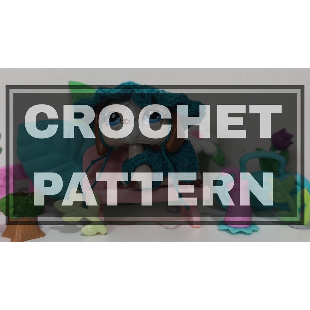 LPS Littlestpetshop Crochet Pattern Spaniel/dasch Bucket Hat + Free ...
