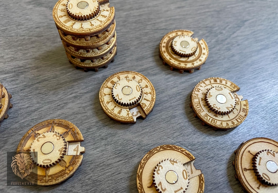 Miniature Wargaming Counters | Tabletop Gaming Accessories – 5 X 0-49 ...