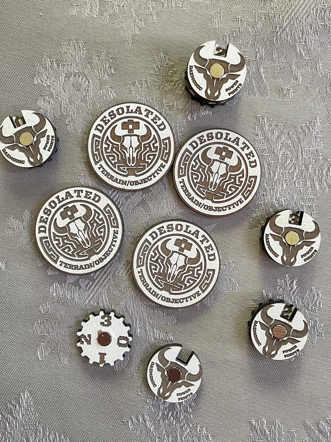 Desolation Tokens & Daemonic Power Counters for Helsmiths of Hashut ...