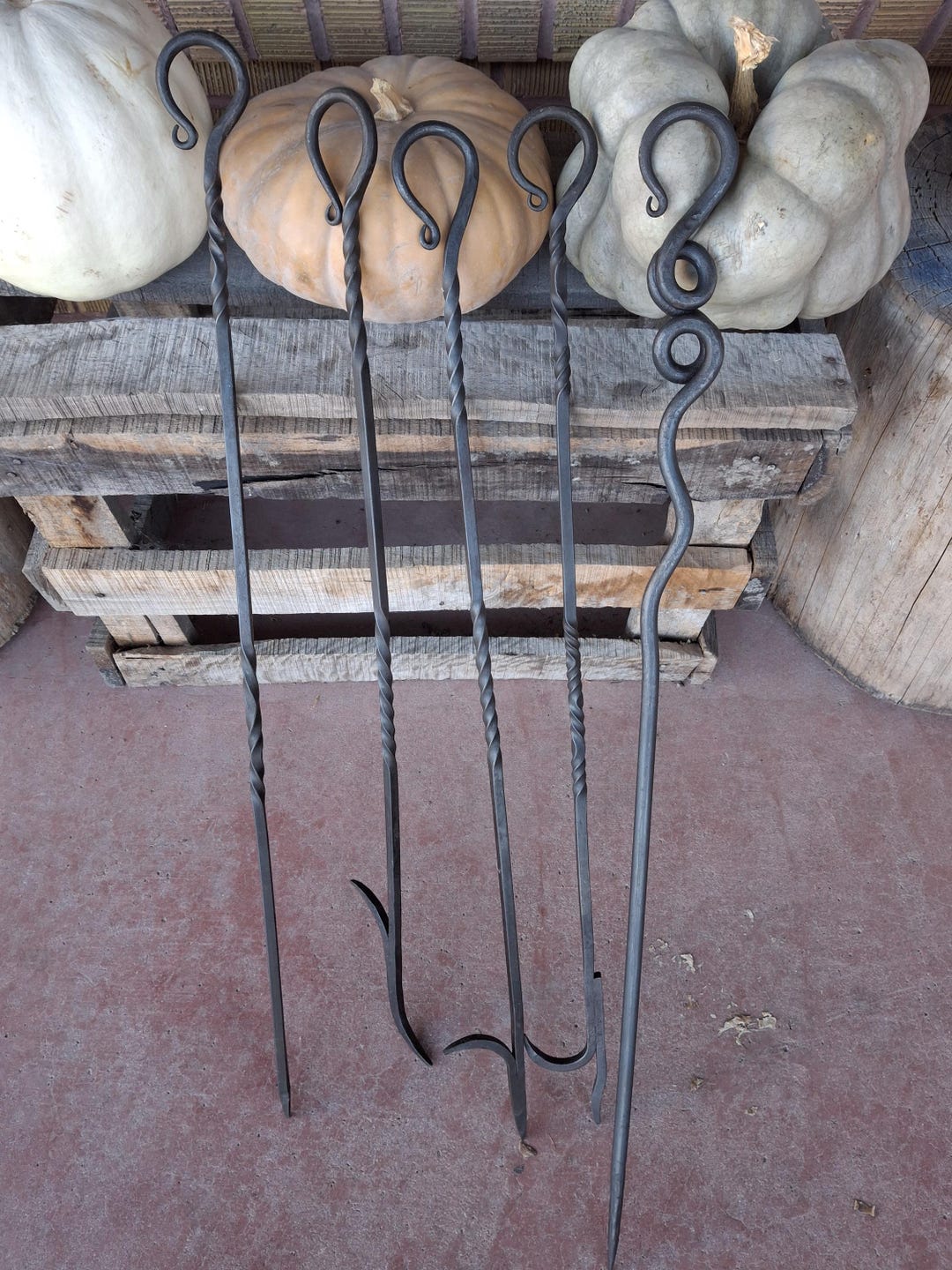 Hand Forged Fire Poker, Fire Iron - Etsy