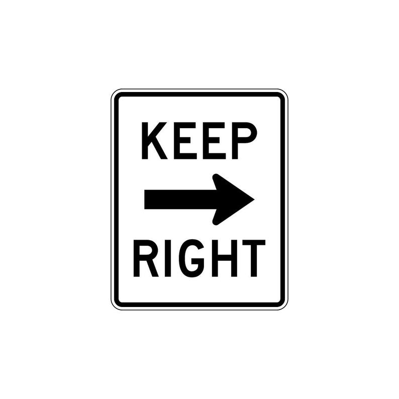 Passing and Keep Right Traffic Signs | Svg, Dxf, Eps, Png Formats ...