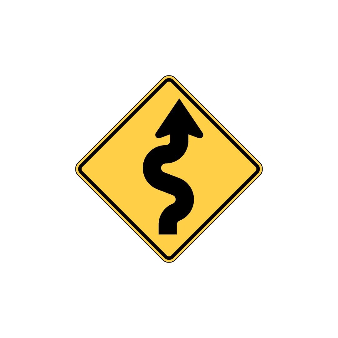 Horizontal Alignment Signs | Svg, Dxf, Eps, Png Formats | Traffic ...