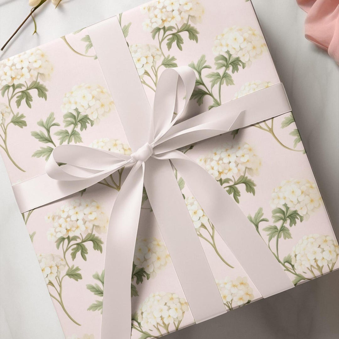 Floral Print Wrapping Papers - Gift Wrap, Present Decor, Birthday ...