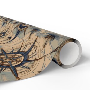 Nautical Wrapping Paper: Maritime Gift Wrap for Birthdays, Christmas - Etsy