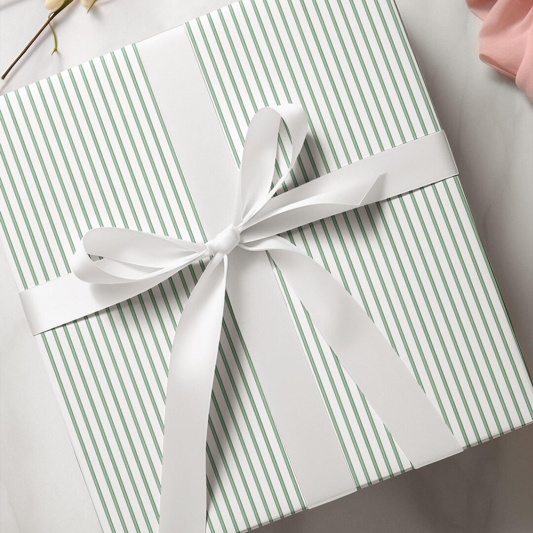 Gift Wrapping Paper, Minimalist Design, Anniversary, Birthday, Holiday ...