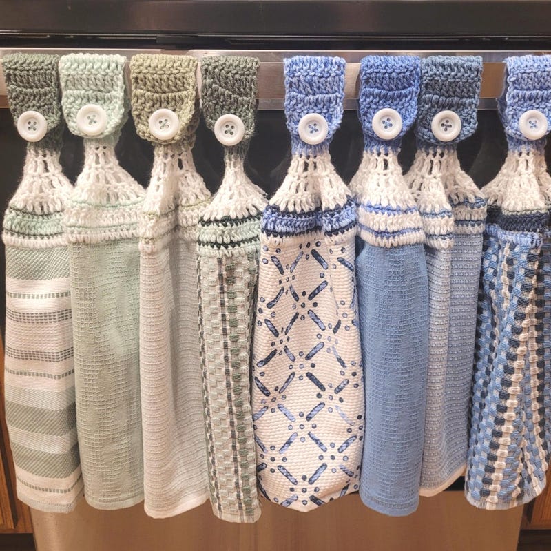 Green Kitchen Towels - Etsy