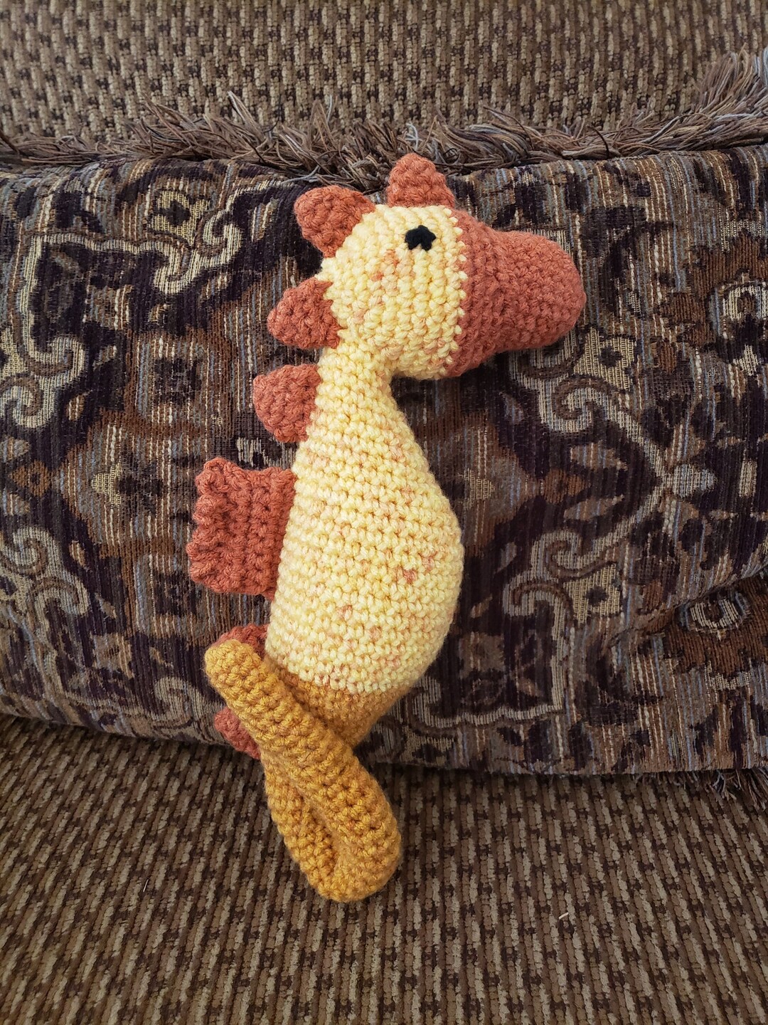 Seahorse Stuffed Animal Crochet Toy/ Amigurumi Plush Doll/ Sea Horses ...