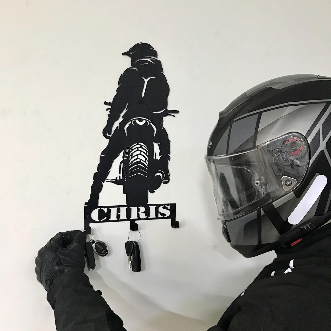 Custom Motorcycle Metal Key Holder: Personalized Garage Decor - Etsy