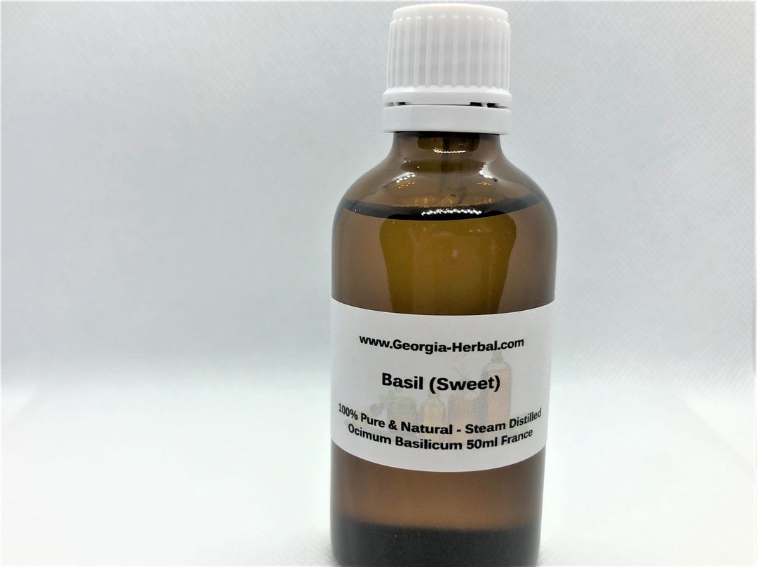 Sweet Basil Essential Oil: 100% Pure, Aromatherapy & Body Care - Etsy