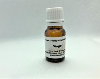 Pure Ginger Oil 5ml Grandma's Home 100% Organic, Pure and Natural ...