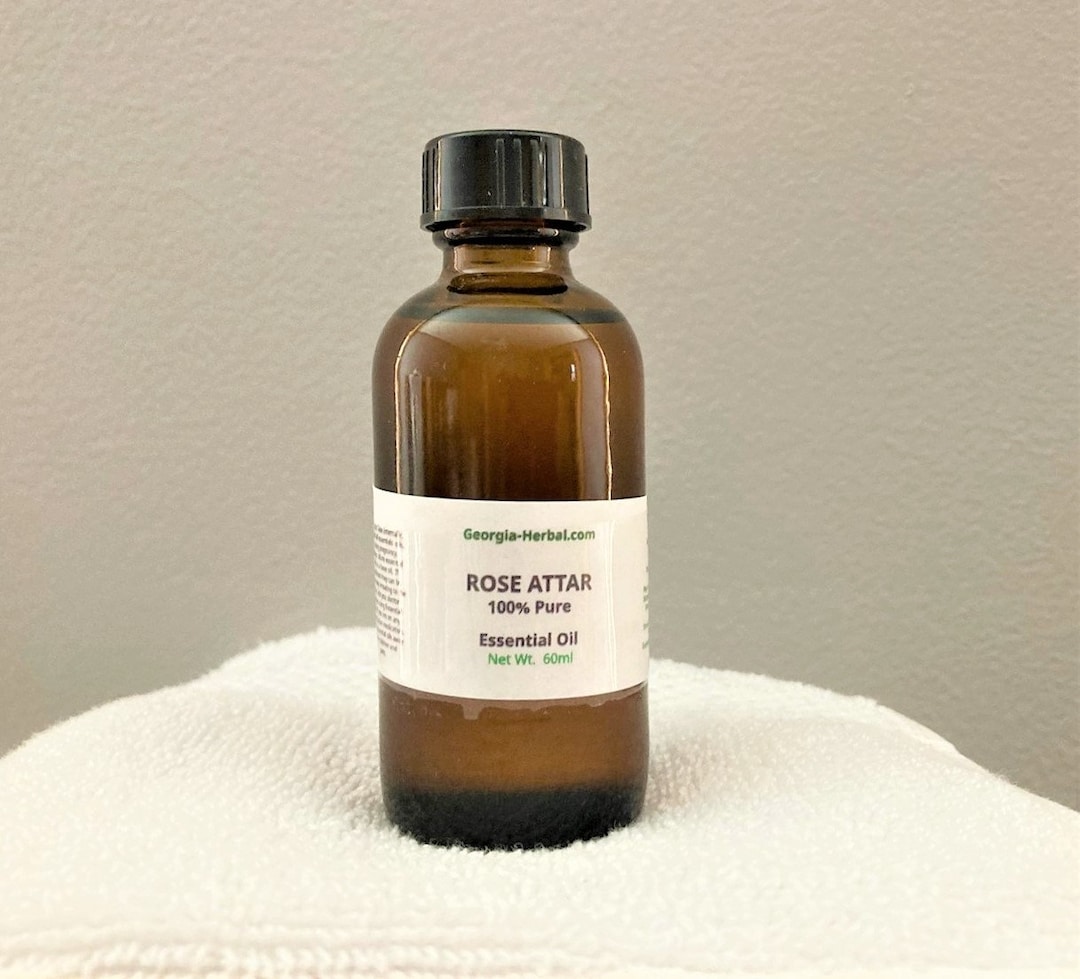 Rose Attar Essential Oil: Pure and Natural Perfumery Oil, Alcohol Free ...