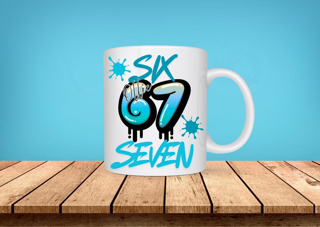 Personalised 67 Mug, Funny Mug - Etsy UK