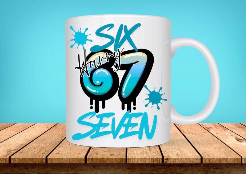 Personalised 67 Mug, Funny Mug - Etsy UK