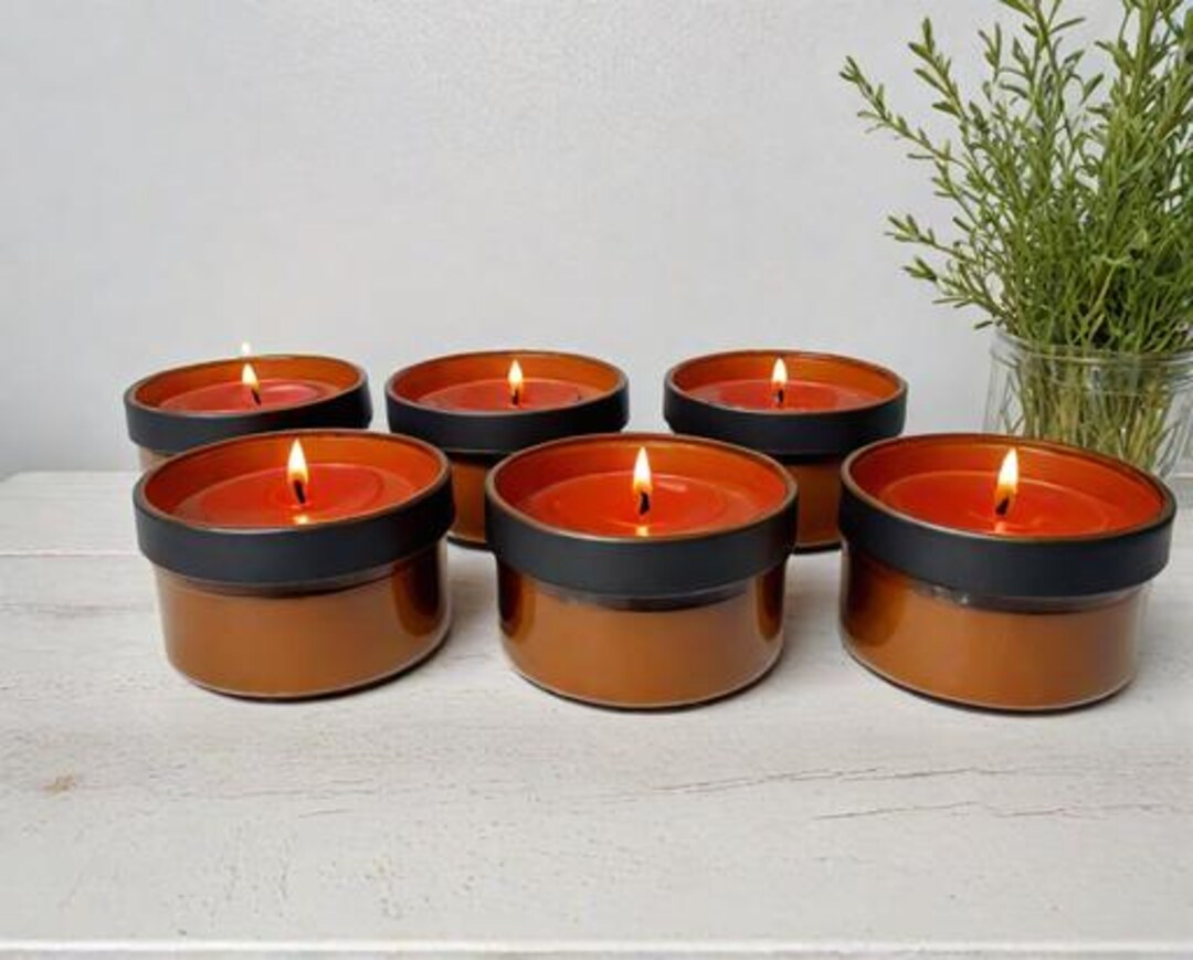 6 Candle Jars, Ceramic Pot - Etsy