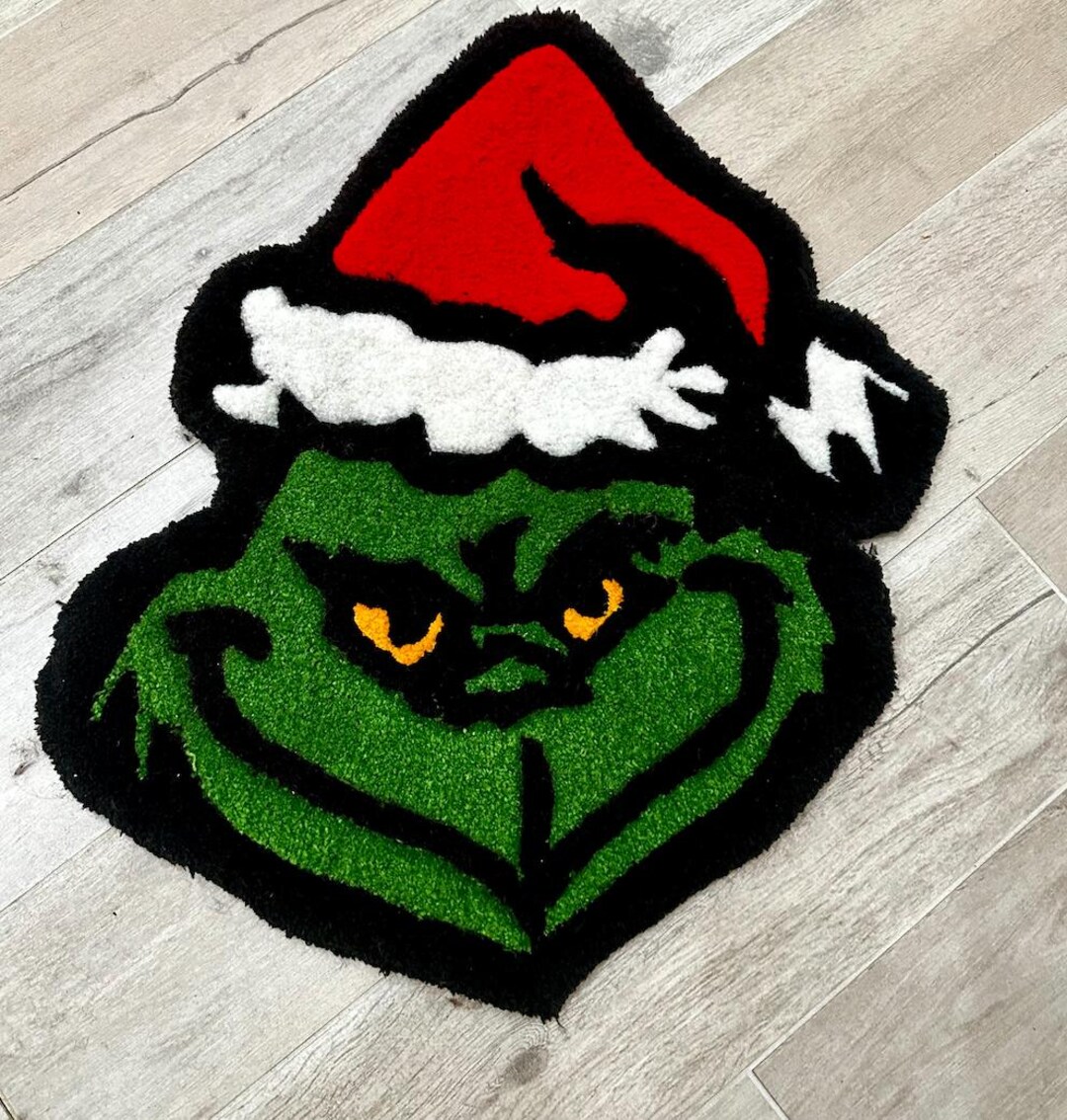 The Grinch Rug - Etsy