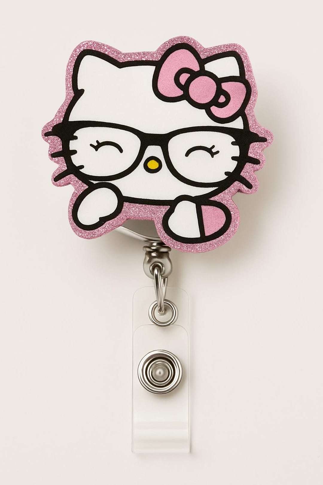 Hello Kitty Badge Reel & ID Holder - Etsy
